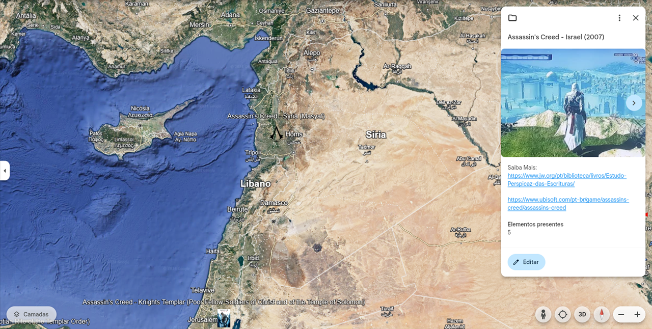 Assassin’s Creed: O Tamanho Real dos Mapas – Reviews de Jogos