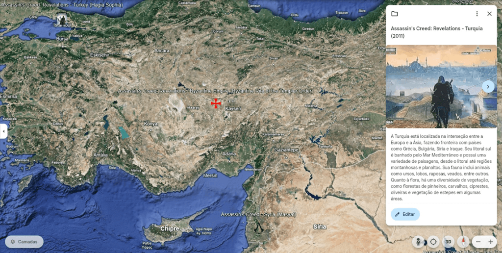 Assassin’s Creed: O Tamanho Real dos Mapas – Reviews de Jogos